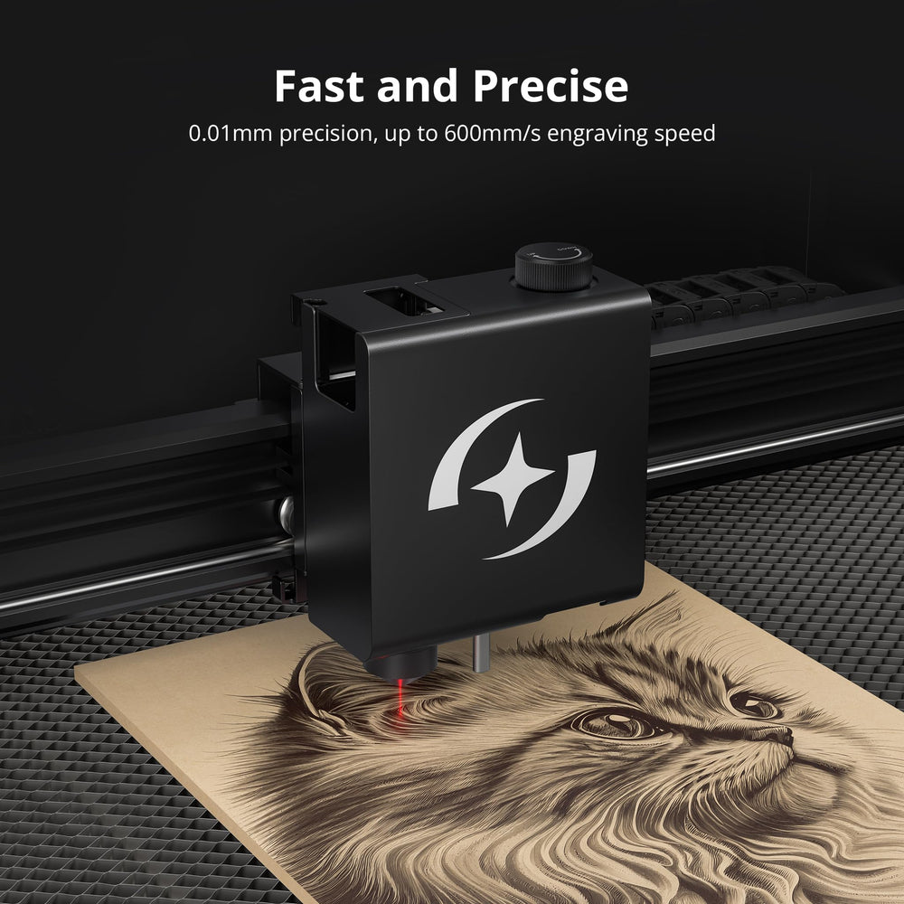 ATOMSTACK Hurricane 55W Large Area 500x300mm Desktop CO2 Laser Engravi