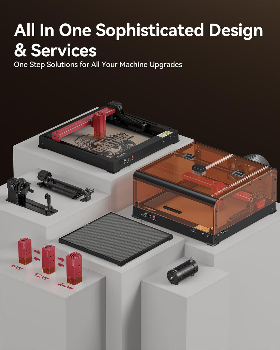 ATOMSTACK A6 Pro 40W Laser Engraving Machine 6W Output Power 600mm/s L