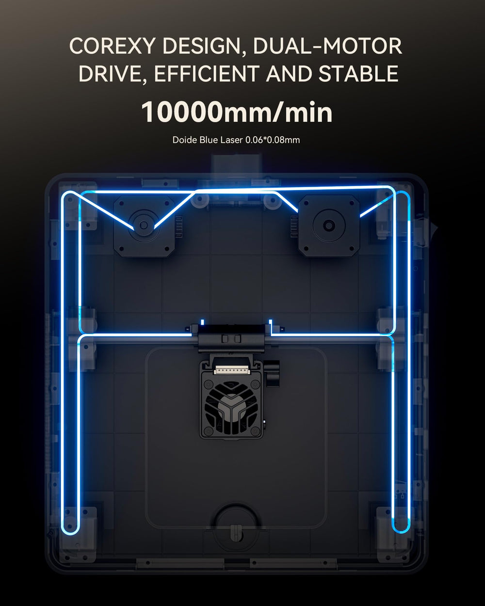 AtomStack P1 First Entry-Level Mini Dual-Laser Engraver Enclosed Porta