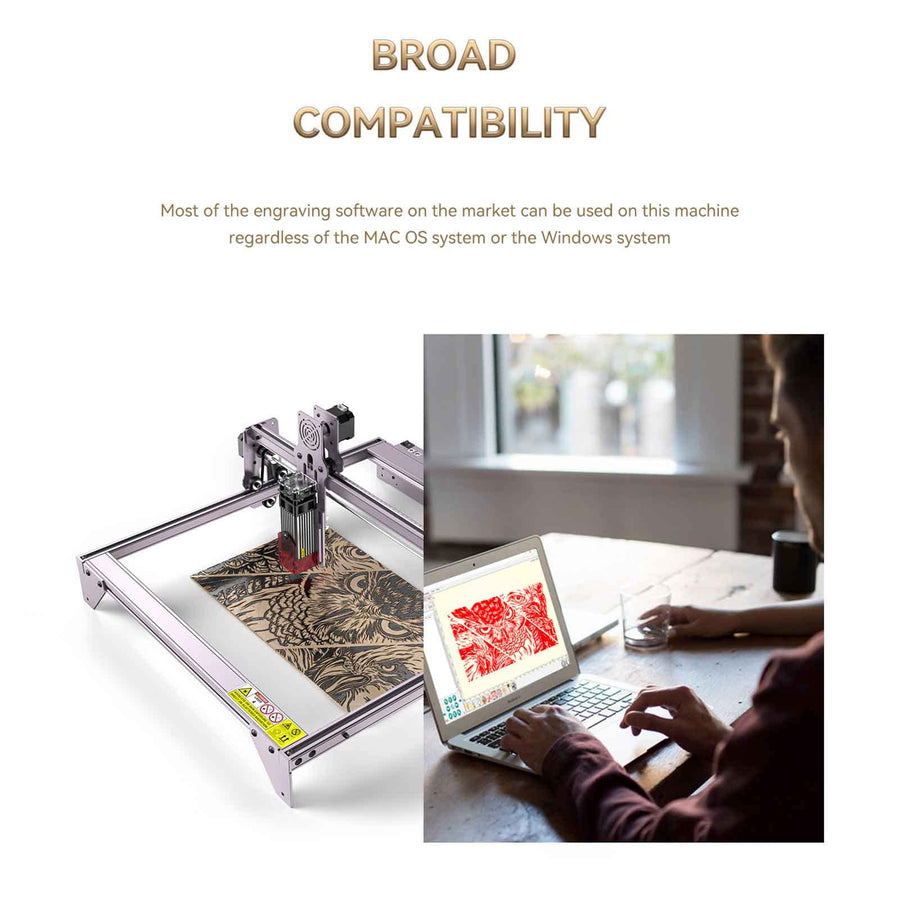 Atomstack A5 Pro 40 W Laser Engraving Machine with R1 Multifunctional