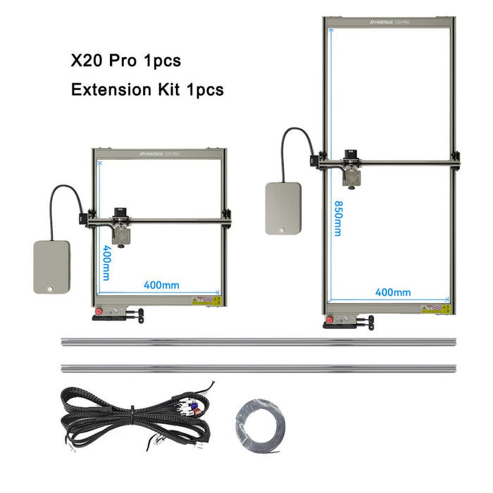 ATOMSTACK 130W X20 Pro -The World's First 20W Laser Output Engraver